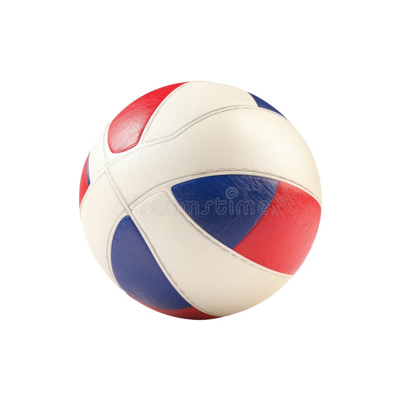 Classic Red, White, and Blue Volleyball a High-resolution Image of a ...