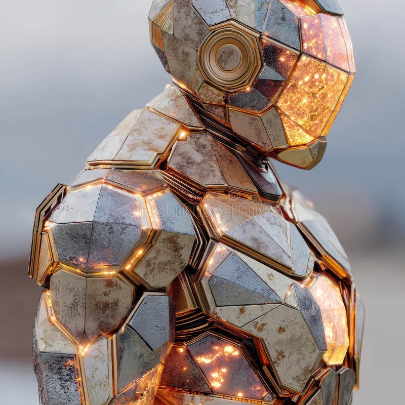 Close-up Image of a Weathered Iron Man Suit, Featuring Intricate Armor ...