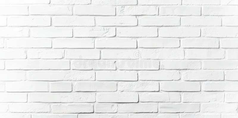 White Brick Wall Texture with Subtle Mortar Lines Stock Illustration ...