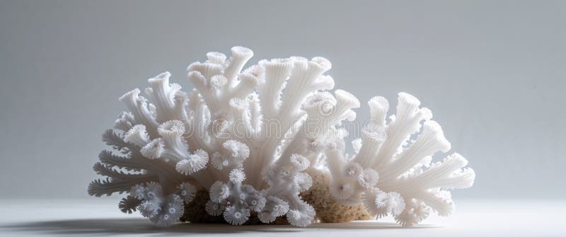 Close Up Image of White Sea Coral on Display. Stock Photo - Image of ...