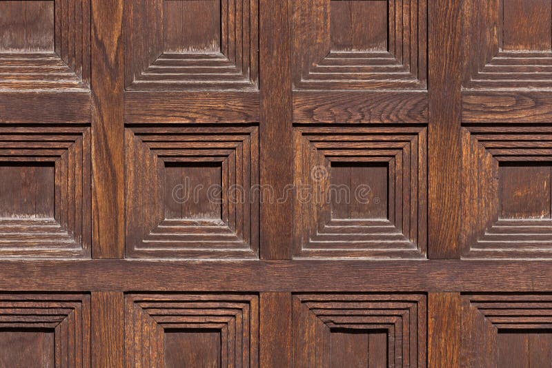 Close-up Image of an Wooden Door Stock Image - Image of handle, closed ...