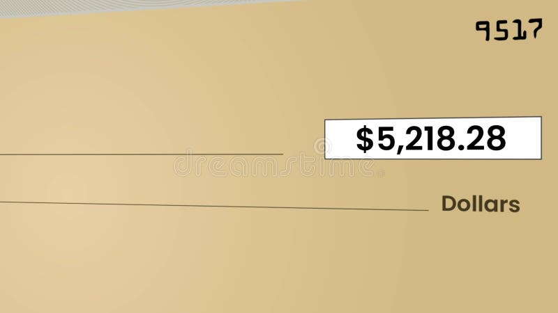 Close Up of Increasing Counter Number in Bank Check Cheque for Payment ...
