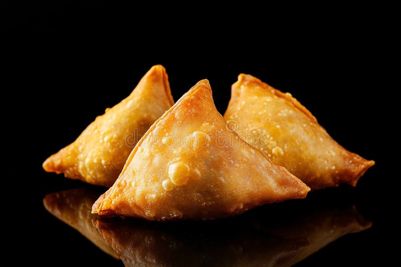 Indian Samosas Illustration Stock Vector - Illustration of samosa, menu ...