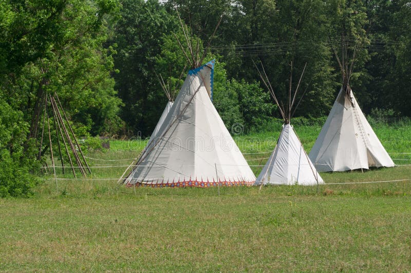 Indian Tipi Teepee stock image. Image of tribe, traditional - 41441911