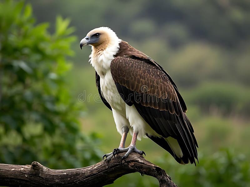 Close-Up of Indian Vulture S Sharp Beak and Eyes Stock Illustration ...