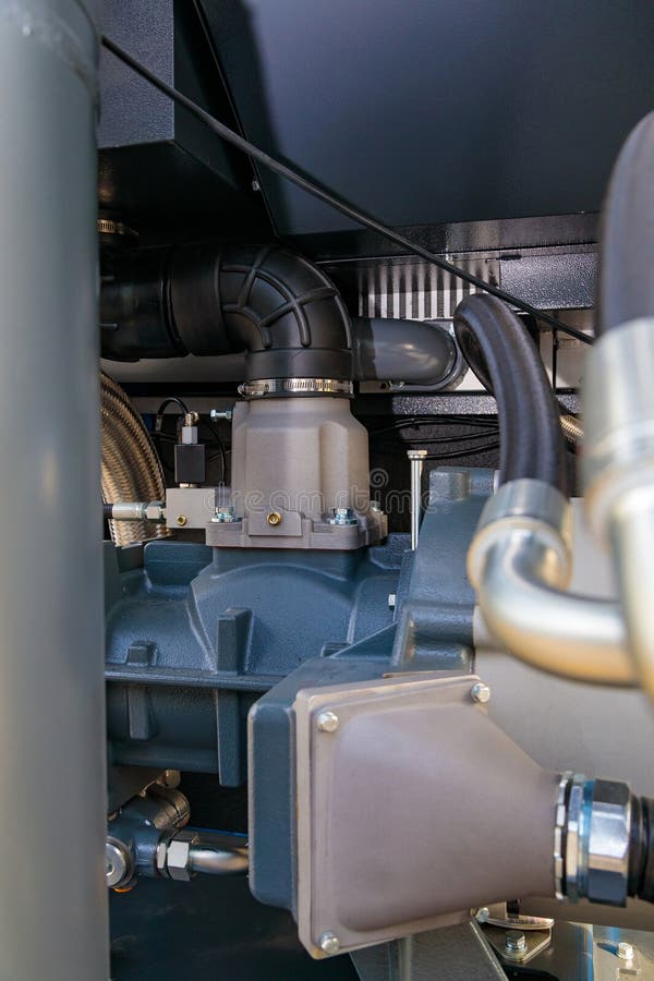 Oil pipes and valves stock photo. Image of bolt, facility - 346431288