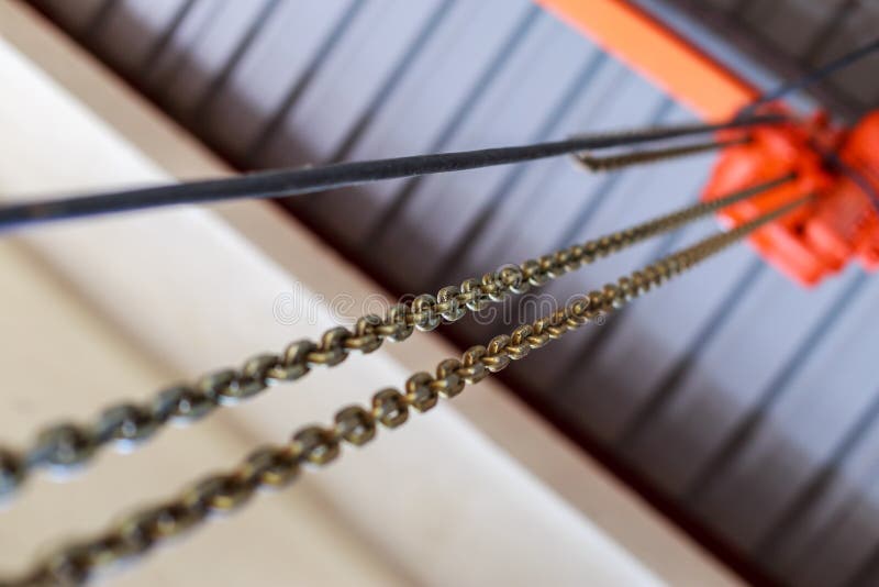 Close Up of Industrial Chain Stock Photo - Image of commodity, high ...