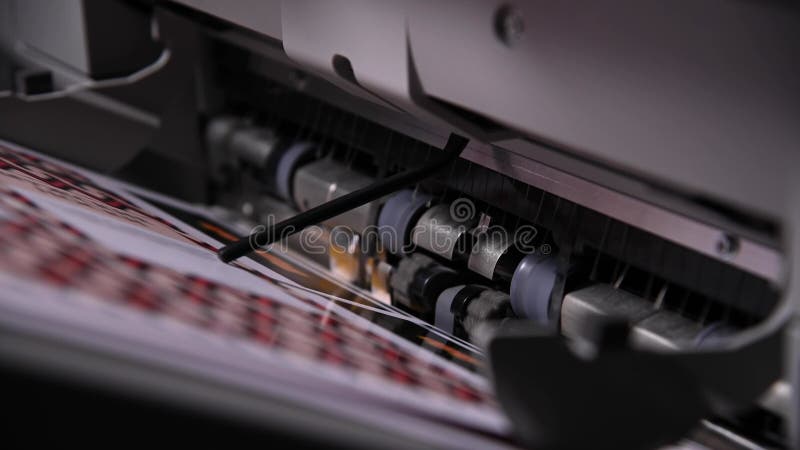 Printer output stock photo. Image of industry, machine - 17124540