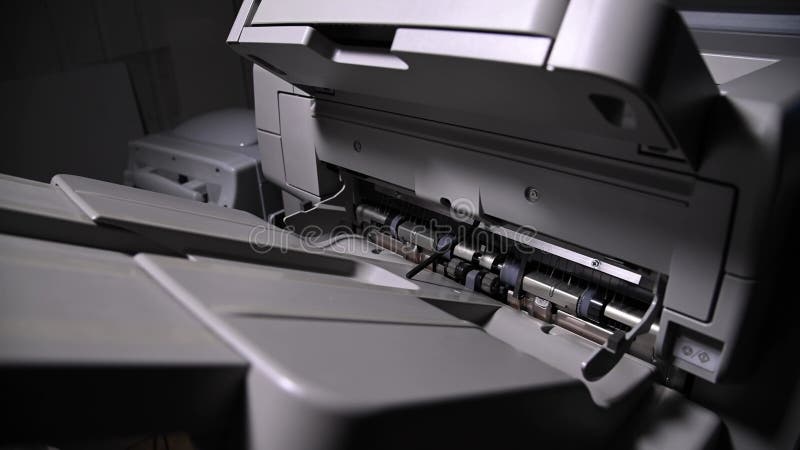 Printer output stock photo. Image of industry, machine - 17124540