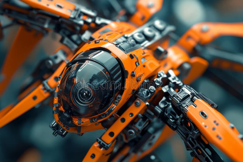 Close-up of an Innovative Drone Showcasing Advanced Technology and ...