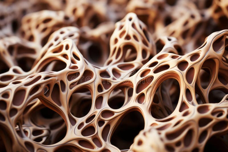 A Close Up of the Inside of a Cell Stock Illustration - Illustration of ...