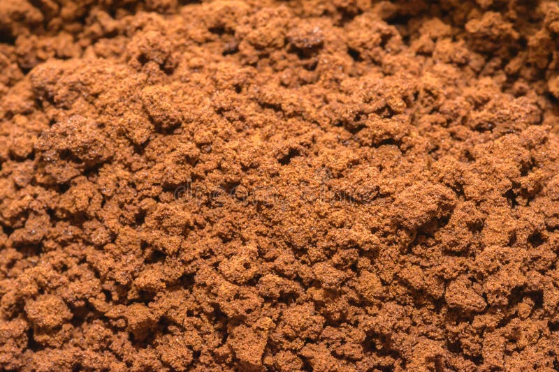 Close Up of Instant Coffee B Stock Photo - Image of macro, structure ...