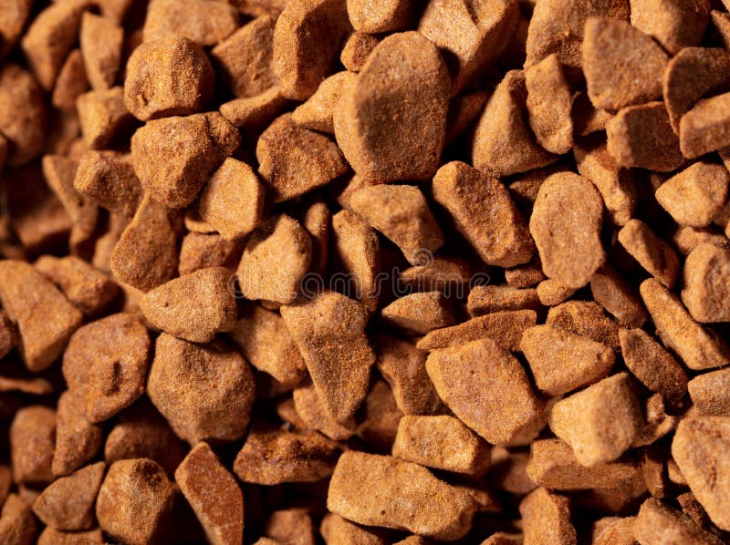 Close Up of Instant Coffee Granules As Background Stock Image - Image ...