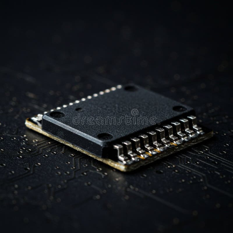 Closeup Texture Integrated Circuit Stock Illustrations – 1,764 Closeup ...