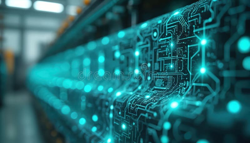 Close-up of Intelligent Water System with Efficient Resource Management ...