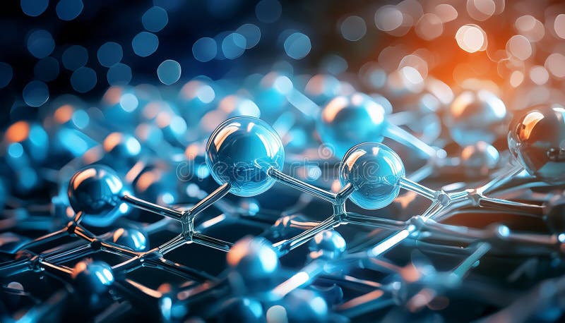 Molecular Bonds stock illustration. Illustration of chemistry - 319978874