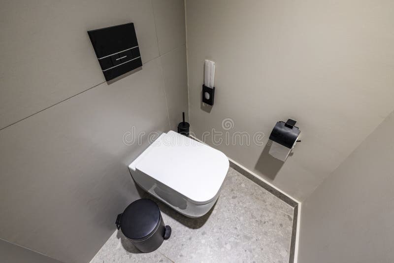 Close Up Interior View of Modern Bathroom. Stock Photo - Image of ...