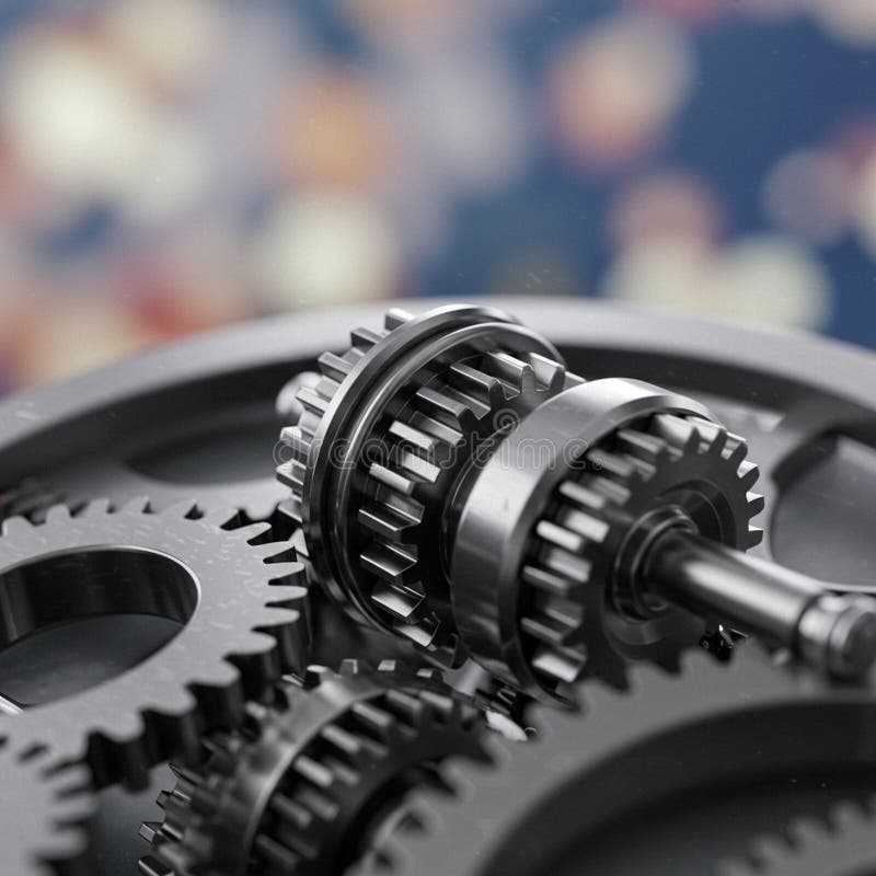 A Complex Mechanical System Which is Part of a Larger Machine. Stock ...