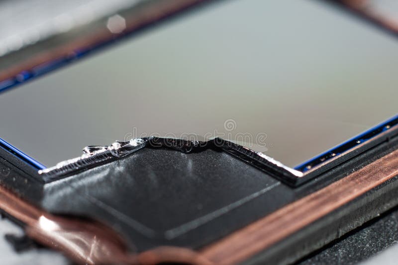 Close-up of the Internal Structure of the Photosensitive Matrix of the ...