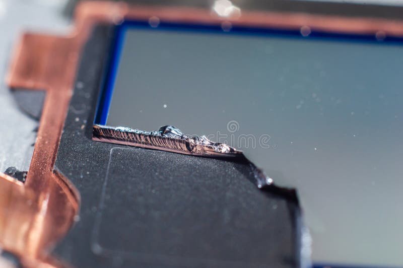 Close-up of the Internal Structure of the Photosensitive Matrix of the ...