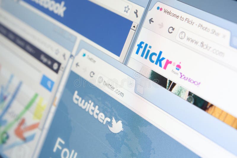 Close Up of Facebook Page with Friend Request Editorial Image - Image ...