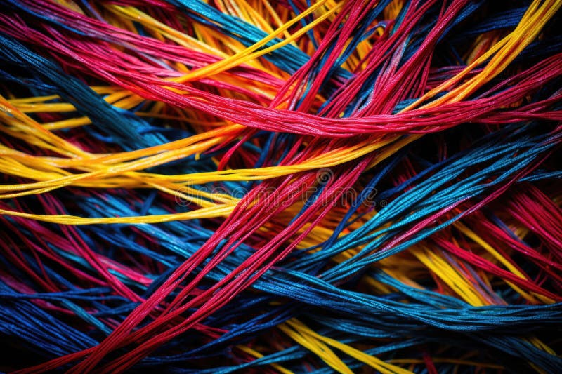 Colored String on Beams and Retro Lanterns Stock Image - Image of ...
