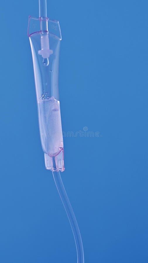Close-up of Intravenous Drip in Hospital, Intravenous Saline Solution ...