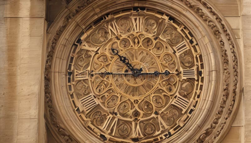 Intricate Clockwork Facade stock photo. Image of elegance - 313929584