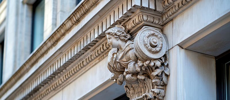 Close-up of Intricate Historical Architectural Details Showcasing ...