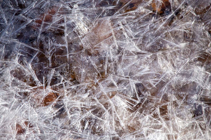 Intricate Ice Crystal Pattern Stock Photo - Image of cold, frost: 368503108