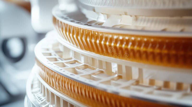 Close Up of Intricate Industrial Machine Components Stock Photo - Image ...