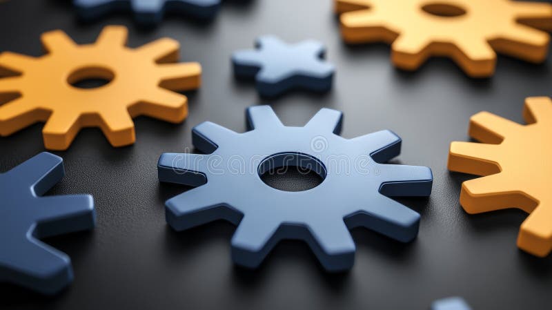 Close Up Intricate Machinery Reveals Interlocking Gears Stock Photos - Free & Royalty-Free Stock ...