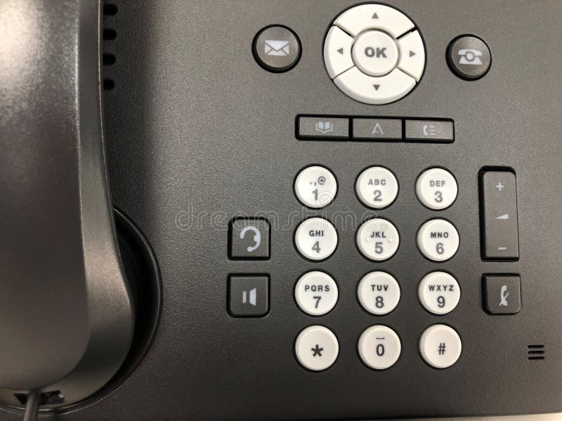 Close Up IP Phone with Numeric Keypad for Calling Out To Customers ...