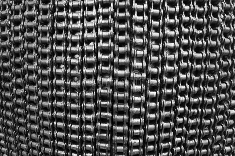 Close-up of an Iron Chain. Metal Texture. Background. Stock Image ...
