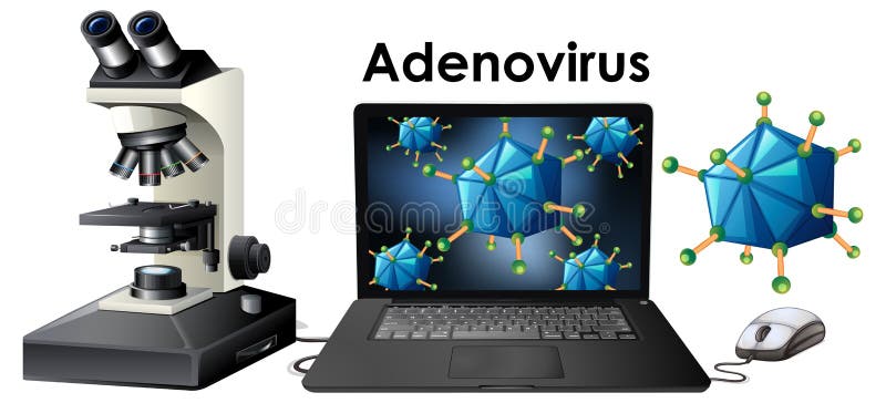 Close Up Isolated Object of Virus Named Adenovirus Stock Vector ... Close Up Isolated Object of Virus Named Adenovirus Stock Vector ...