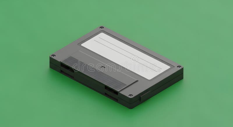 Floppy Disk Data Storage Device on Green Background in a Retro Style ...