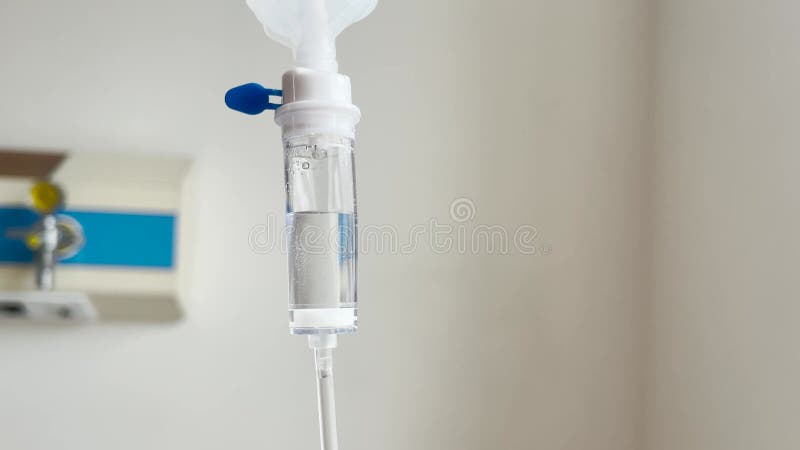 Close Up of IV Drip in Hospital Stock Footage - Video of disease ...