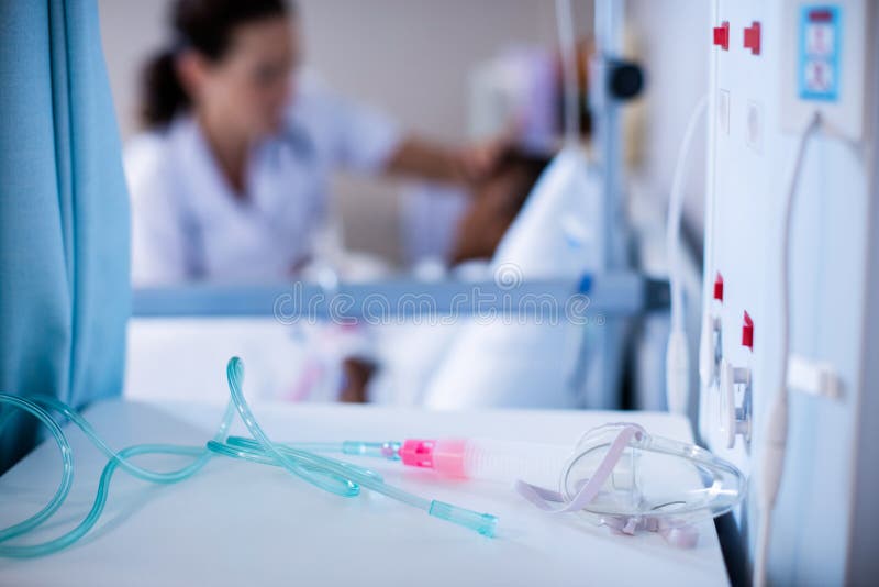Close-up of Iv Pipe on Table Stock Photo - Image of checkup, clinical ...