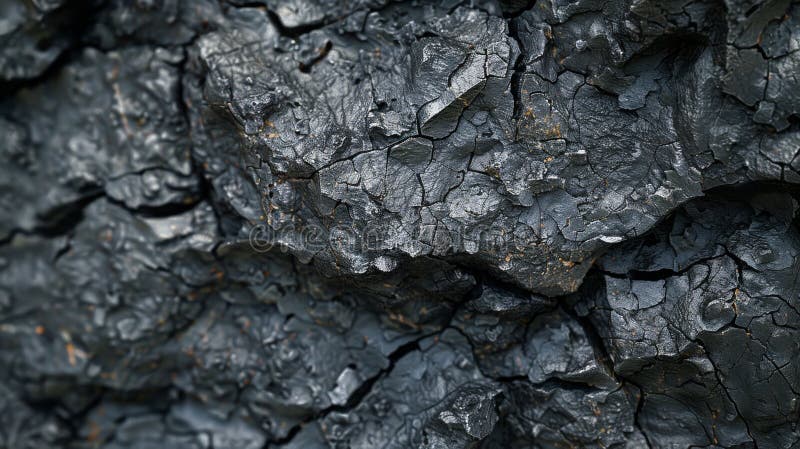 Close-Up of Jagged Black Lava Rock Surface, Rugged Texture for ...