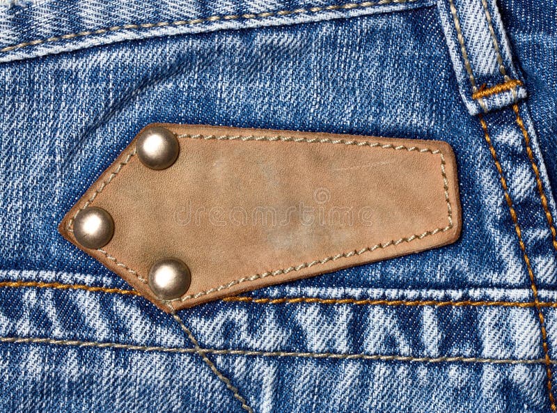 Jeans label clothing tag stock image. Image of clothing - 105504863