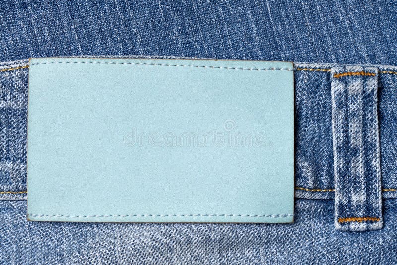 Jeans label clothing tag stock image. Image of classic - 105507485