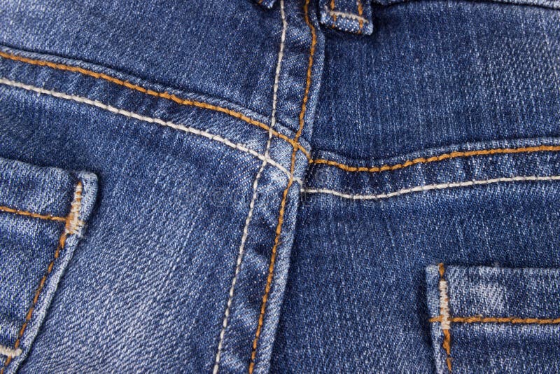 Close up of jeans texture stock photo. Image of fiber - 61275494