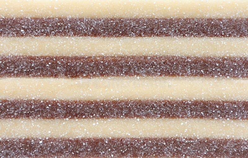 Close Up of Jelly Sheets Sprinkled on White Background. Jelly Sticky ...