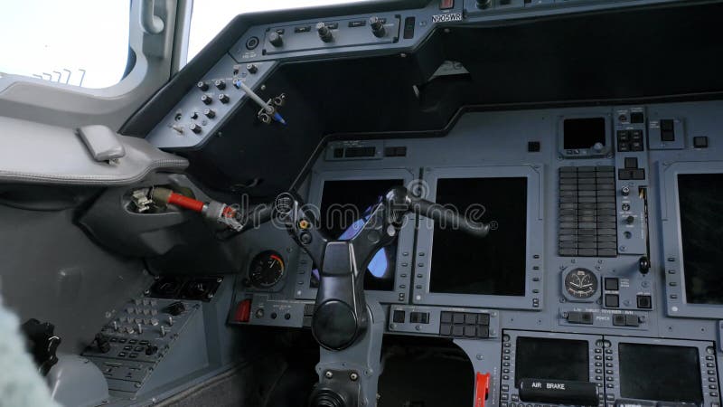 Close Up of Jet S Dashboard Control Equipped with Multiple Electronic ...