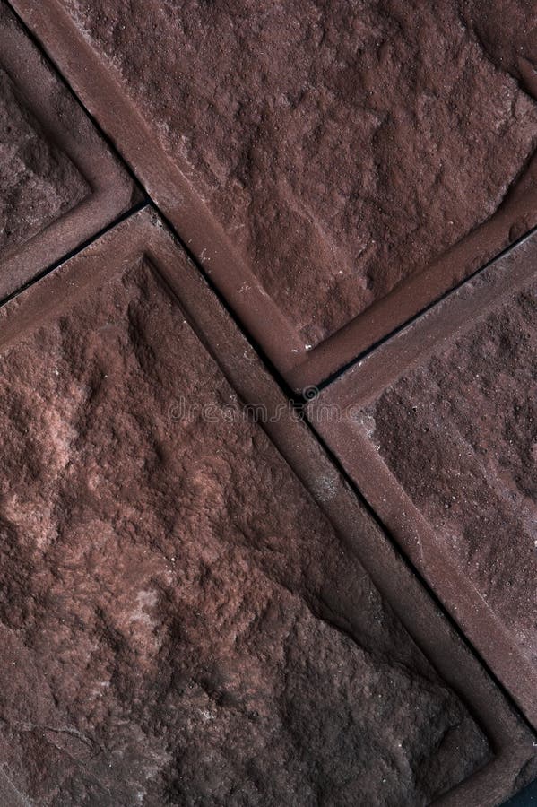 Close-up of Joint of Two Red Rustic Bricks Stock Photo - Image of ...