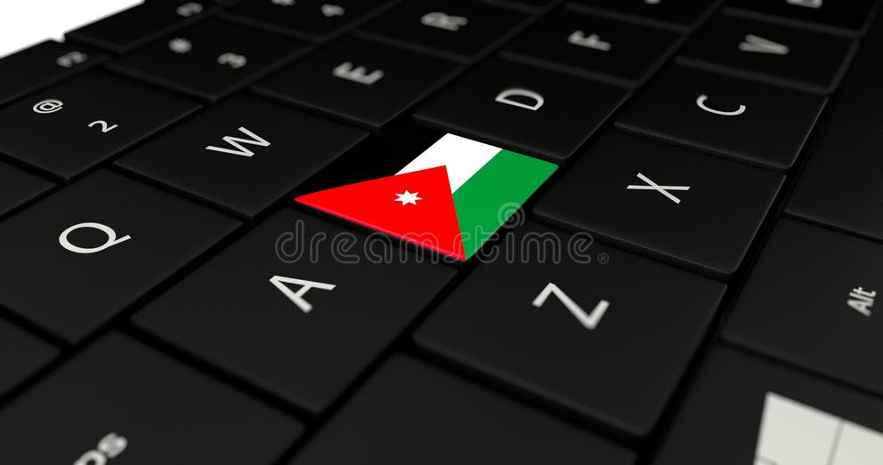 Close up of Jordan button. stock illustration. Illustration of business ...