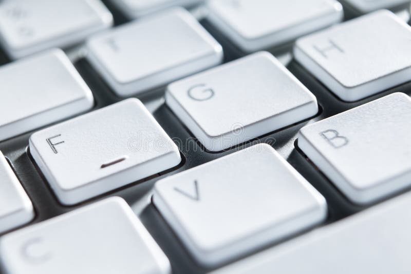 Close Up of Keyboard of a Computer Stock Photo - Image of concept ...