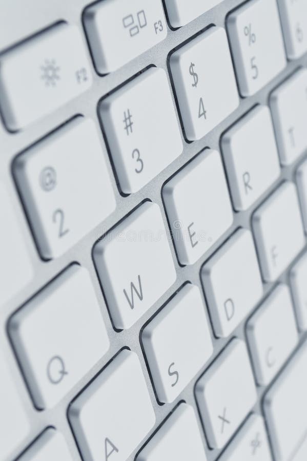 Close Up of Keyboard of a Modern Laptop Stock Image - Image of closeup ...