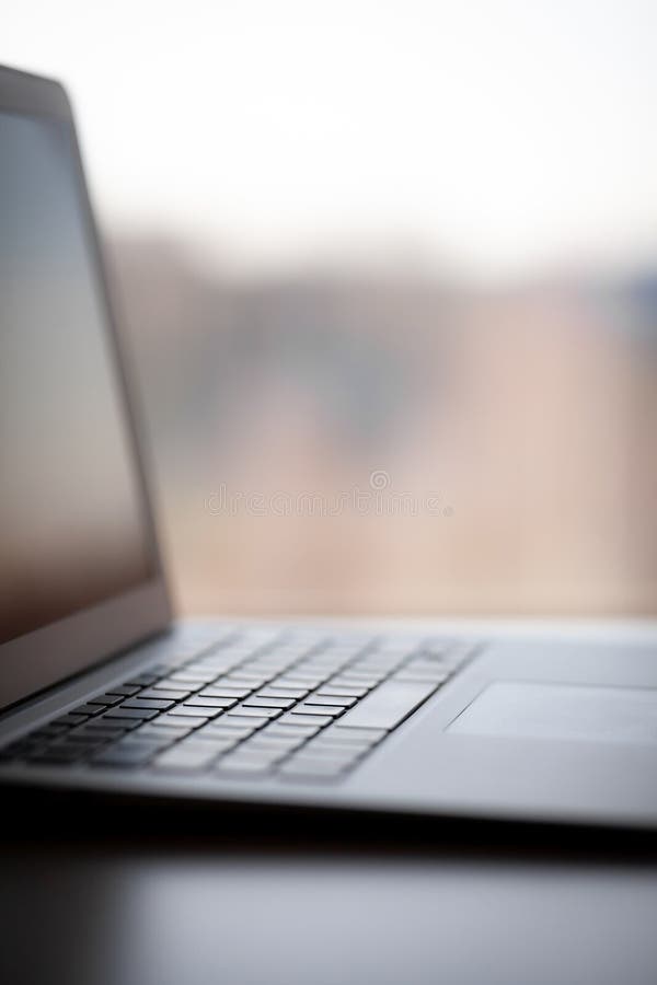Close-up of the Keyboard of an Open Laptop Ready To Work. Stock Photo ...