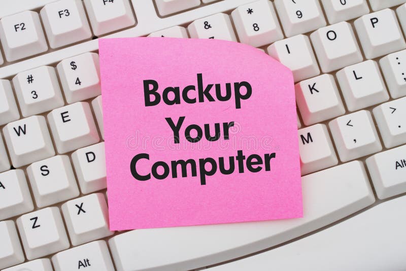 Backup Your Computer stock image. Image of close, website - 77517845